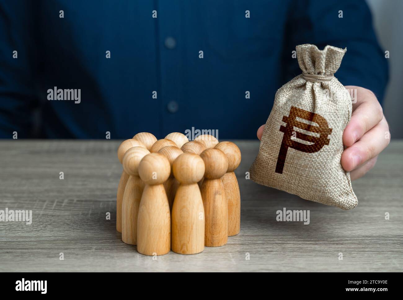 Philippine peso money bag hi-res stock photography and images - Alamy