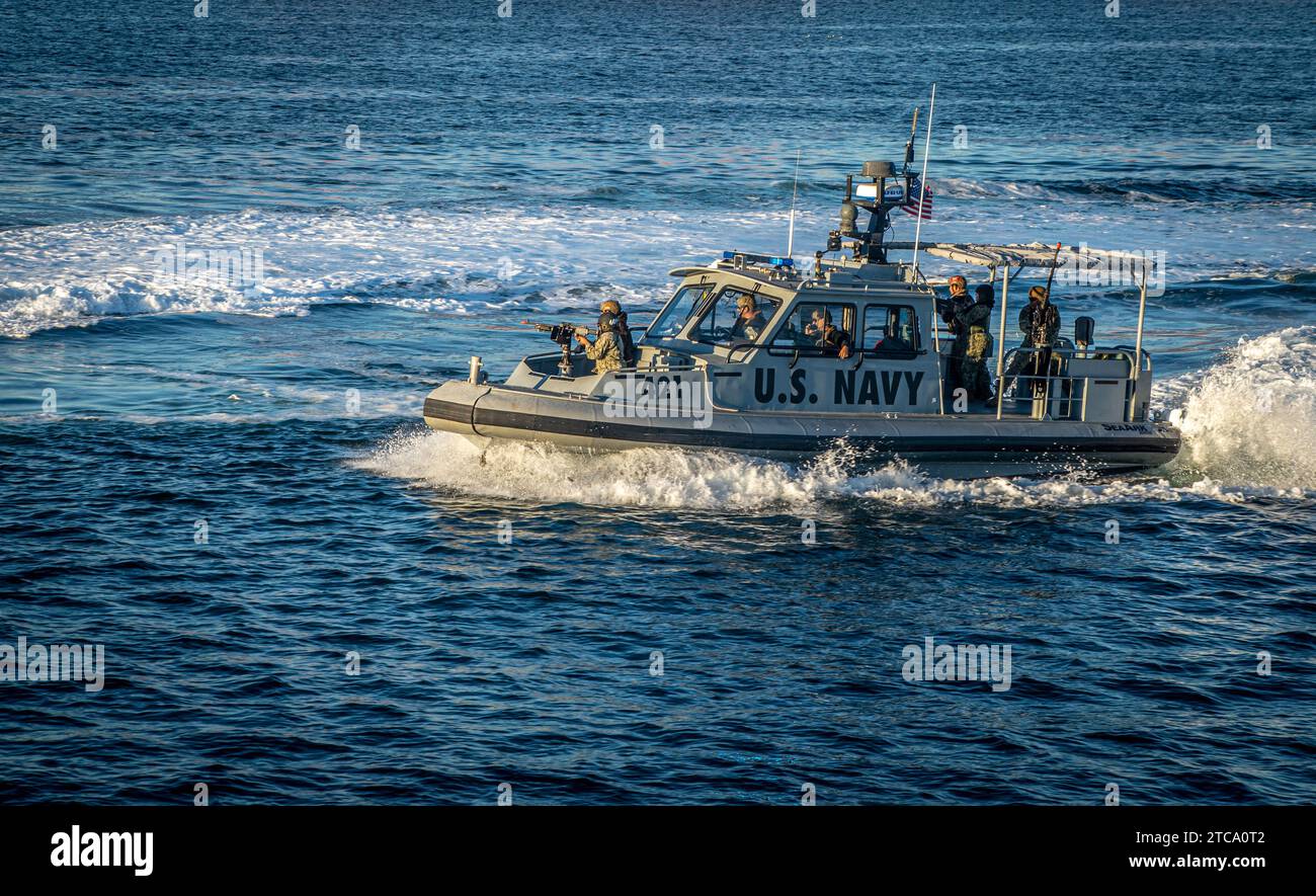 LONG BEACH, Calif., (Dec 5, 2023) Sailors assigned to Maritime ...
