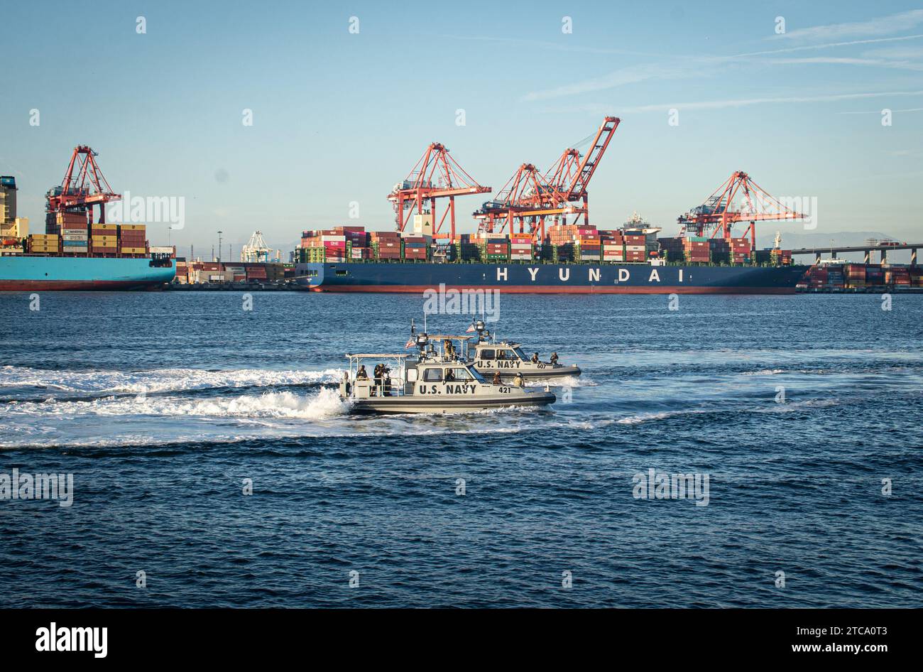 LONG BEACH, Calif., (Dec 5, 2023) Sailors assigned to Maritime ...