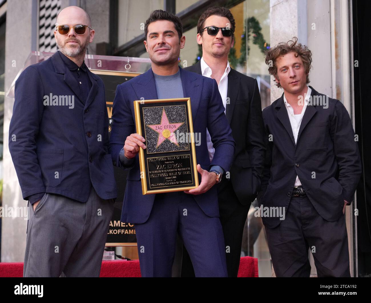 Los Angeles, USA. 11th Dec, 2023. (L-R) Sean Durkin, Zac Efron, Miles ...