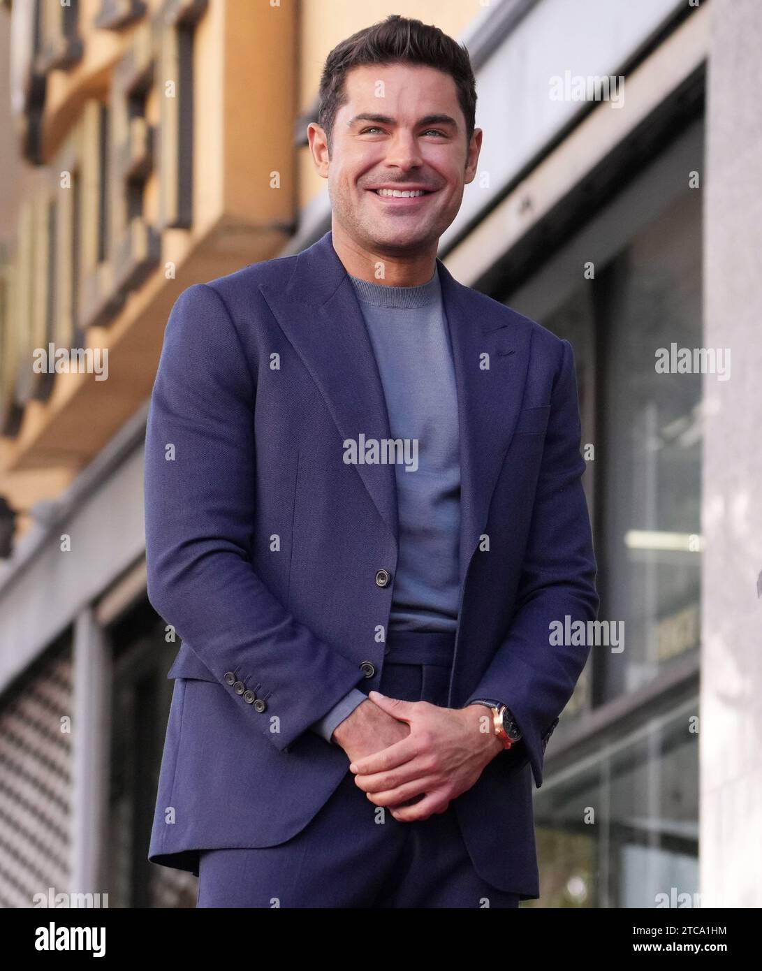 Los Angeles, USA. 11th Dec, 2023. Zac Efron at his Star On The ...