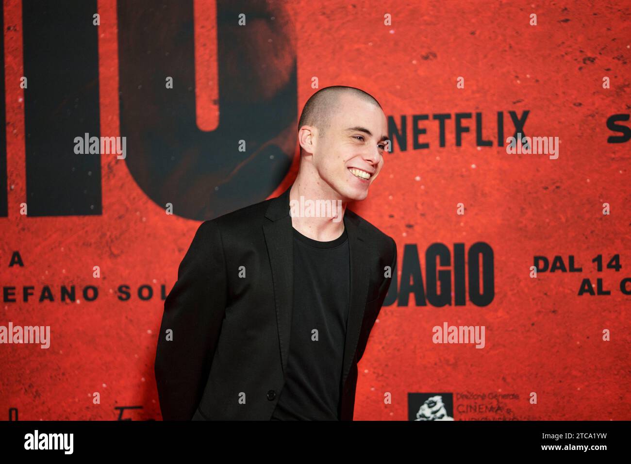 ROME, ITALY - DECEMBER 11: Gianmarco Franchini attends the red carpet ...