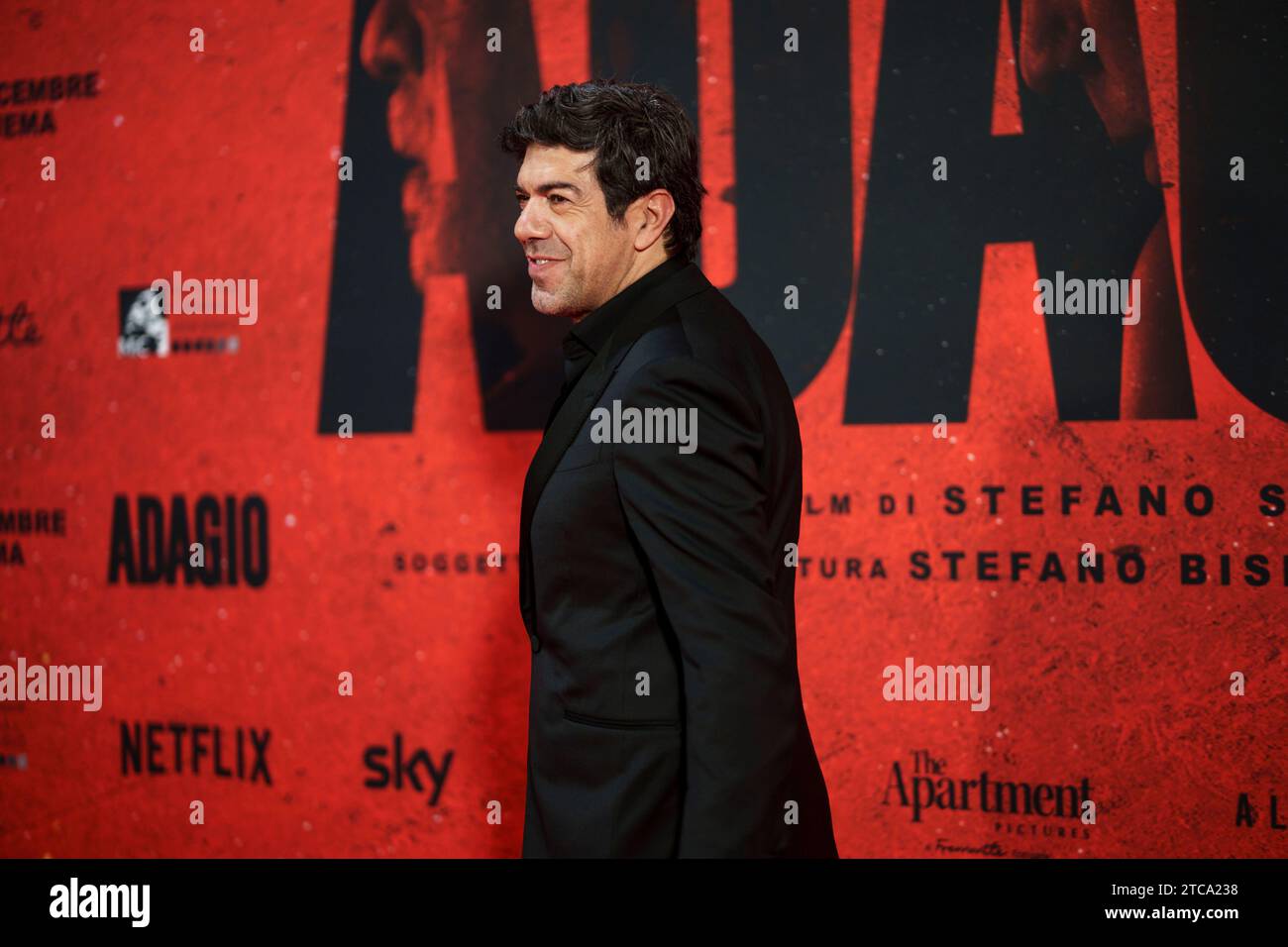 ROME, ITALY - DECEMBER 11: Pierfrancesco Favino attends the red carpet ...