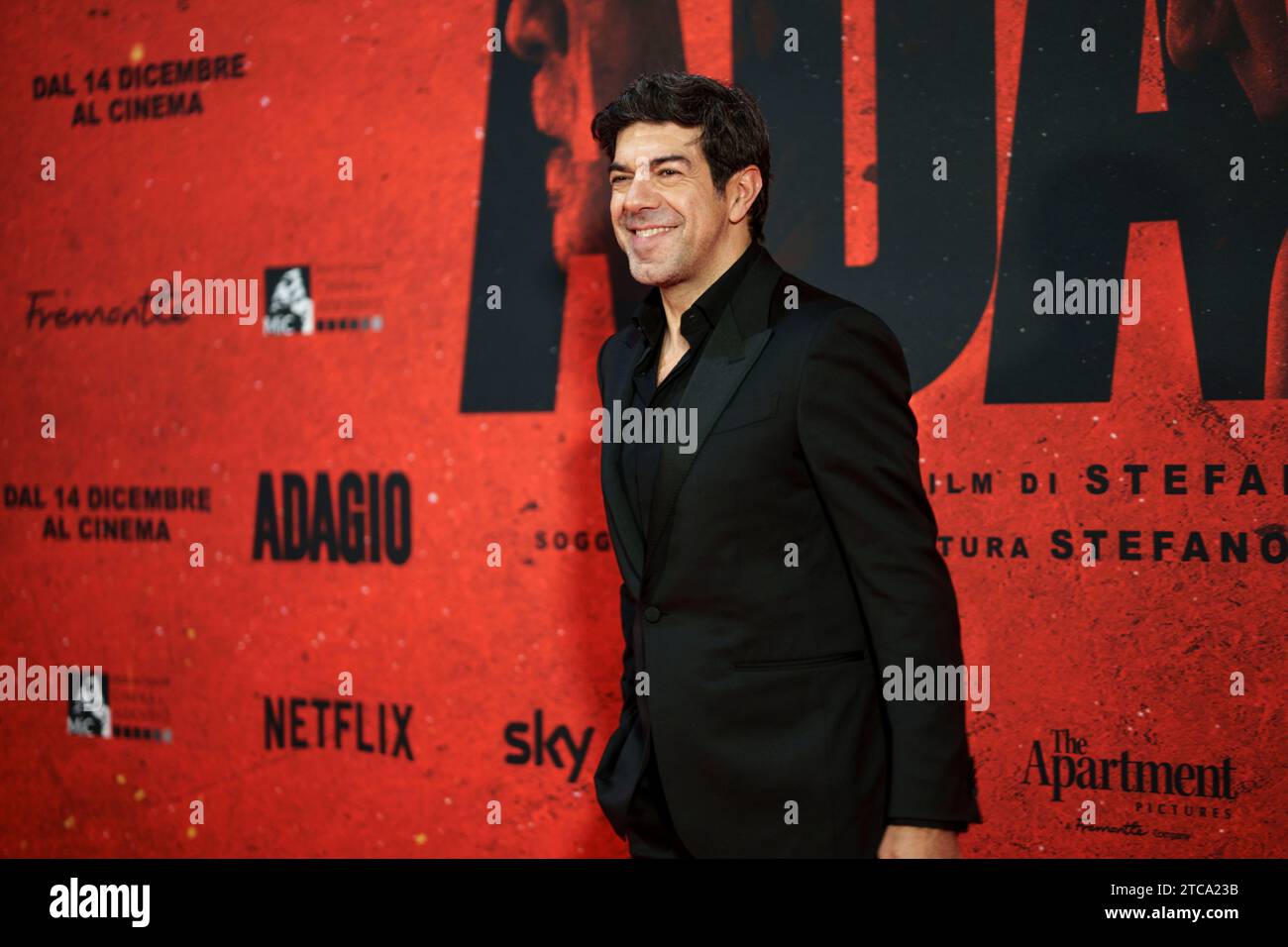 ROME, ITALY - DECEMBER 11: Pierfrancesco Favino attends the red carpet ...