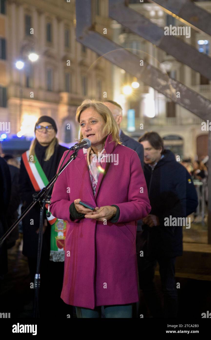 Rome, Italy. 10th Dec, 2023. The president of the Union of Italian ...