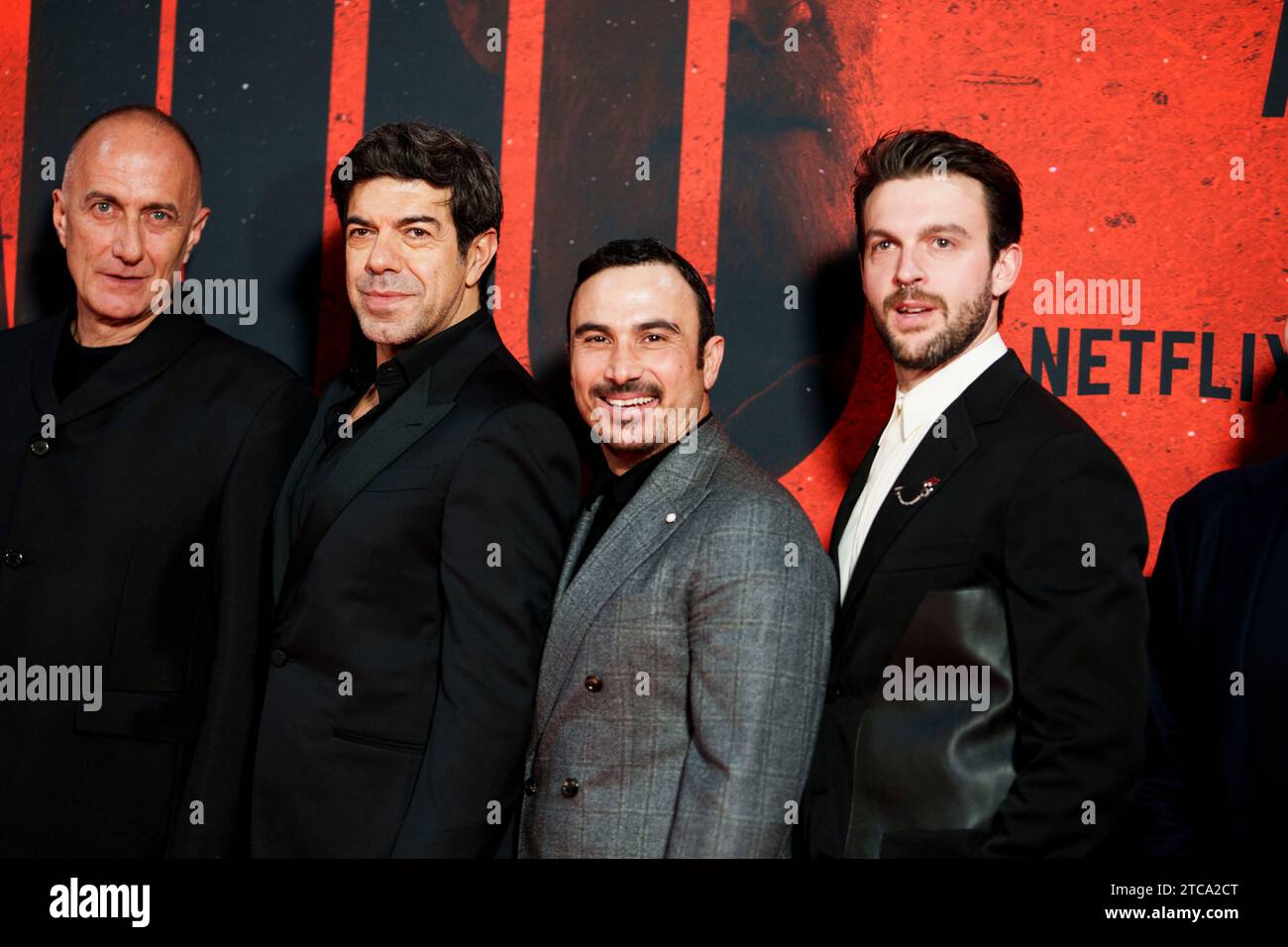 ROME, ITALY - DECEMBER 11: Valerio Mastandrea, Toni Servillo, Adriano ...