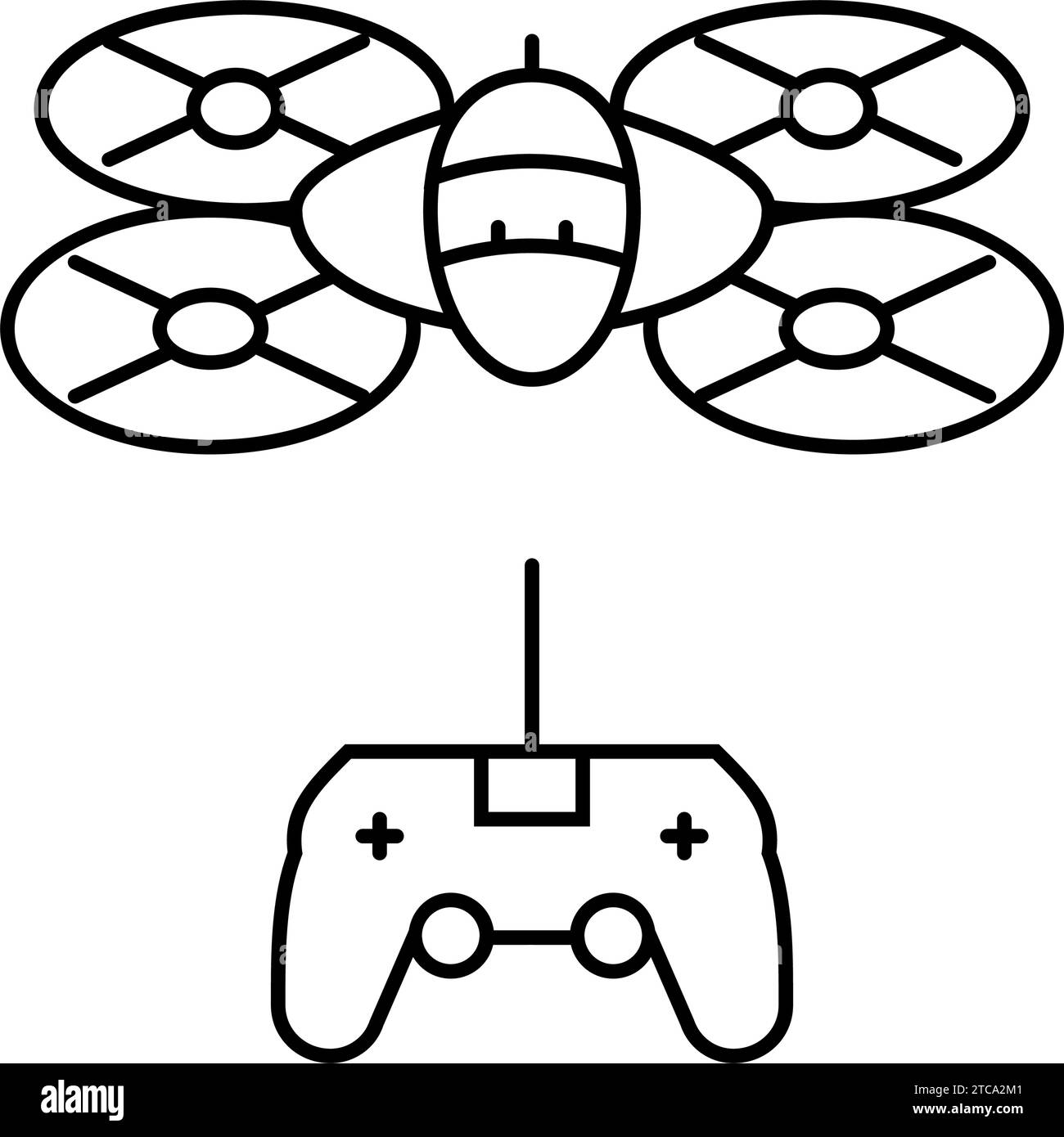 electronic toy gadget baby line icon vector illustration Stock Vector ...