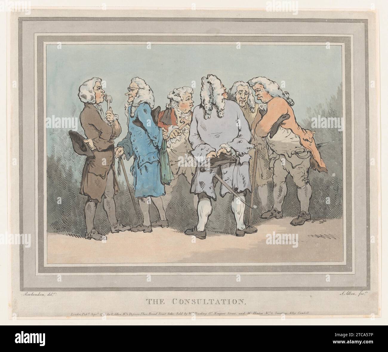 The Consultation 1959 by Samuel Alken Stock Photo - Alamy