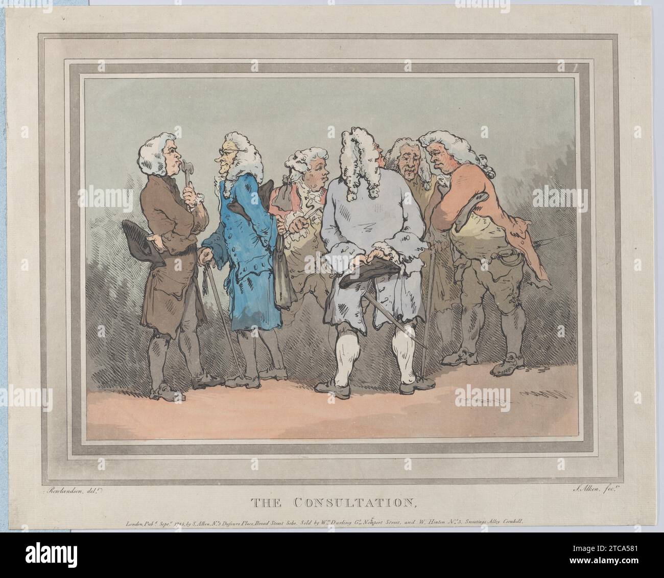 The Consultation 1959 by Samuel Alken Stock Photo - Alamy
