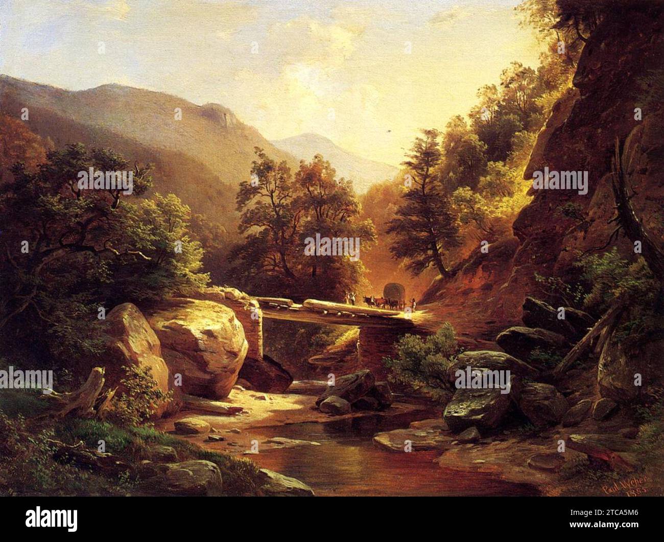 Boulder Crossing by Paul Weber Stock Photo - Alamy
