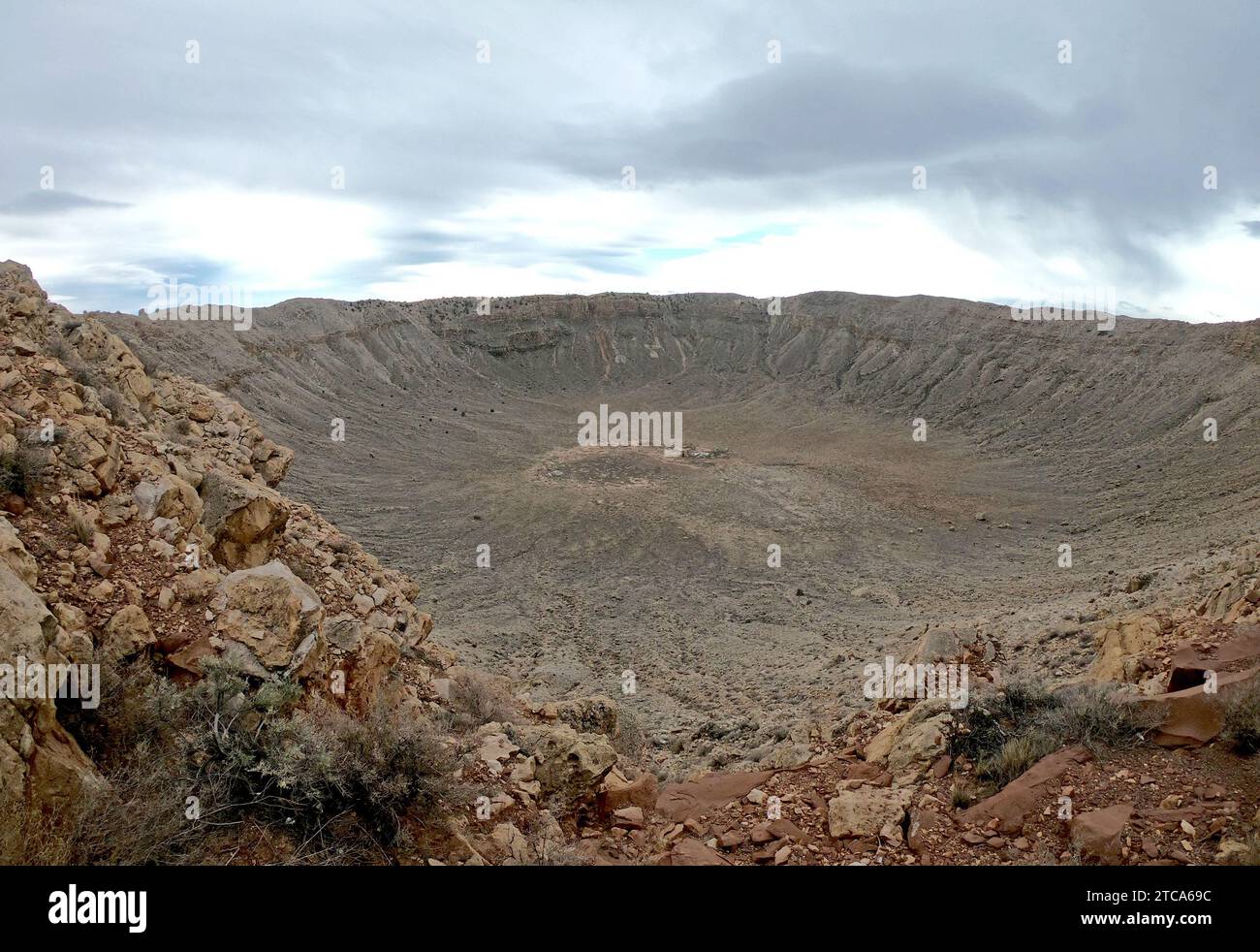 meteor Crater in Arizona Stock Photo - Alamy