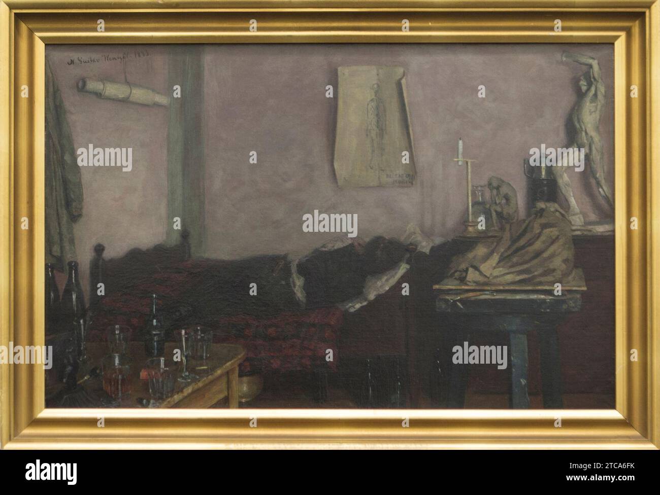 Gustav Wentzel - Dagen derpå Stock Photo - Alamy