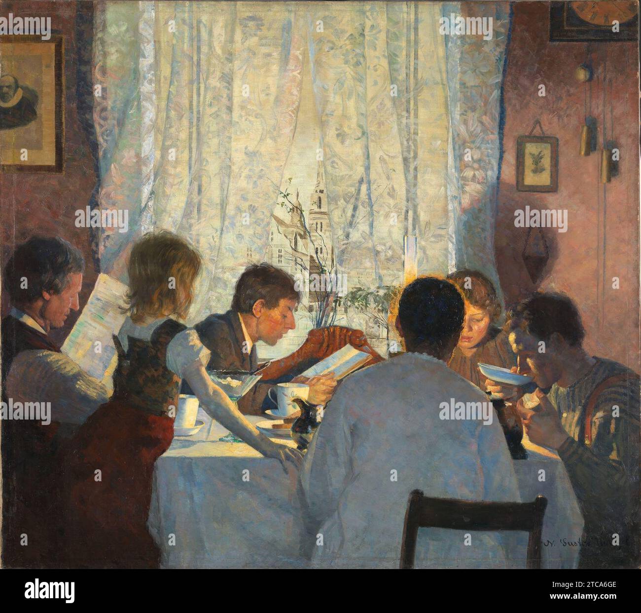 Gustav Wentzel - Painting Stock Photo - Alamy