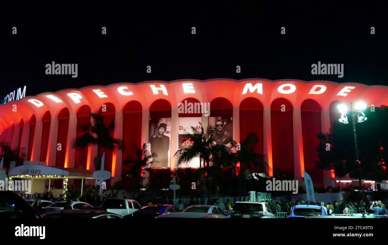 Inglewood, California, USA 10th December 2023 Depeche Mode Memento Mori ...