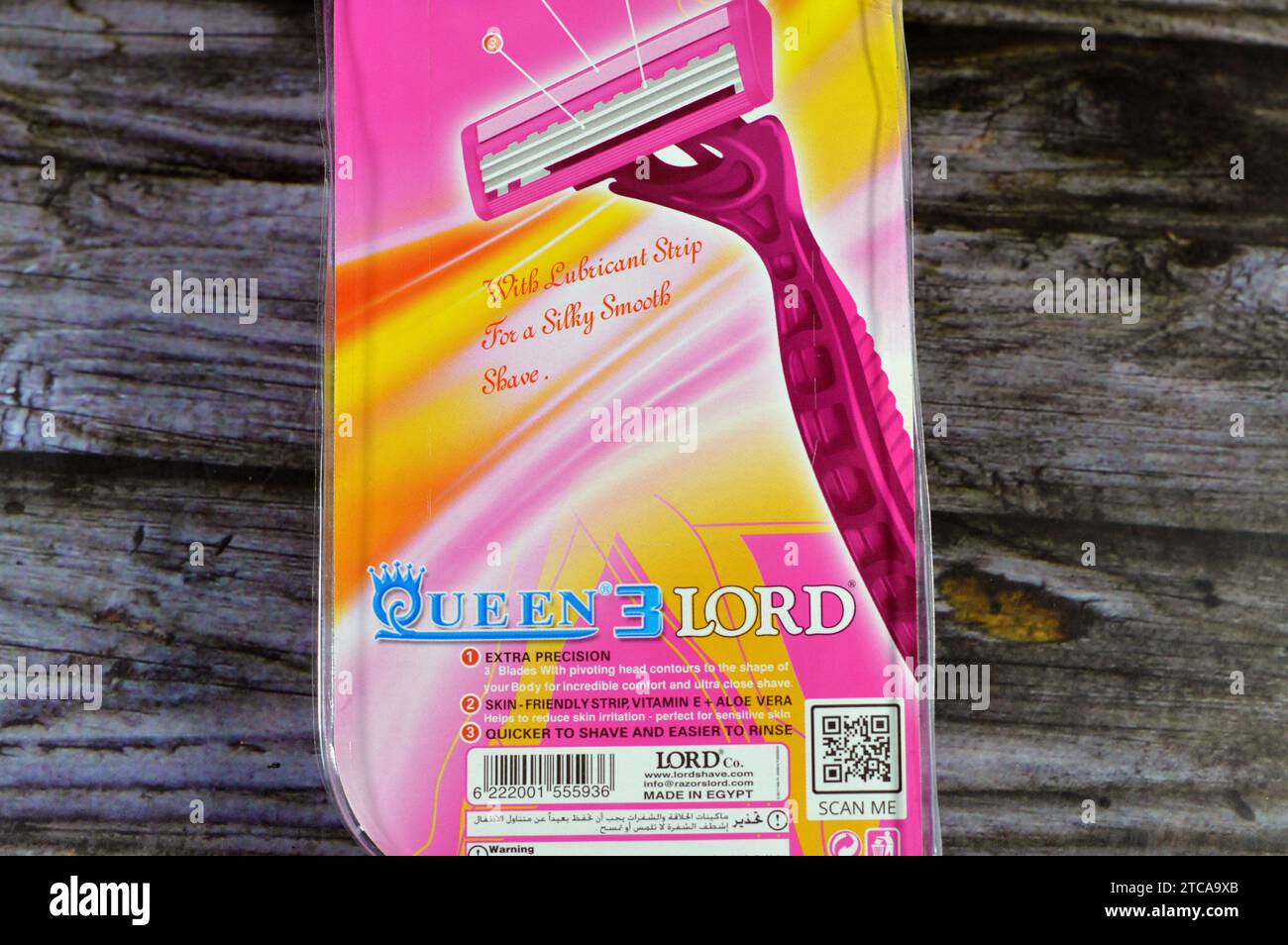 Cairo, Egypt, November 30 2023: Queen 3 Lord, Lord Queen triple Plus ...