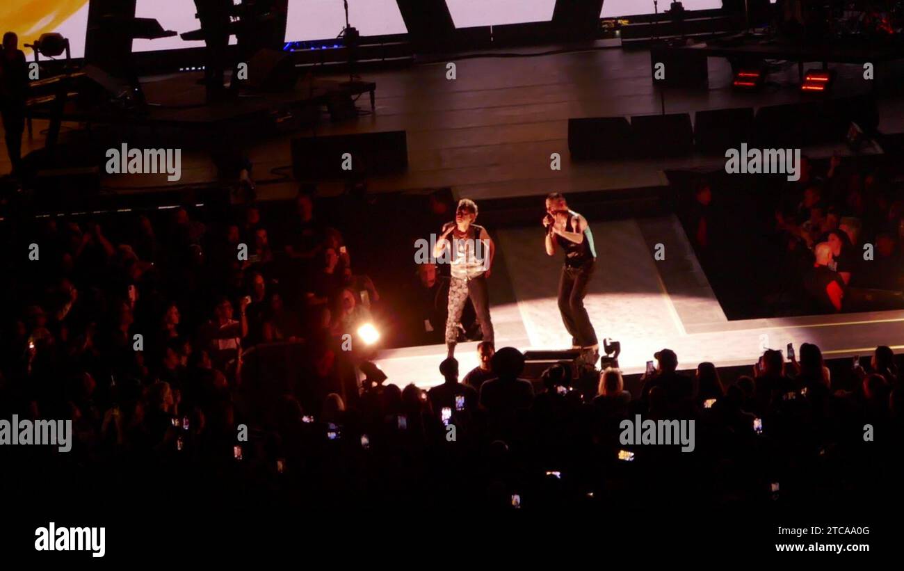 Inglewood, California, USA 10th December 2023 Martin Gore and Dave ...
