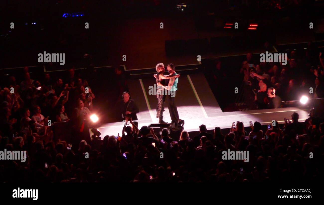 Inglewood, California, USA 10th December 2023 Martin Gore and Dave ...