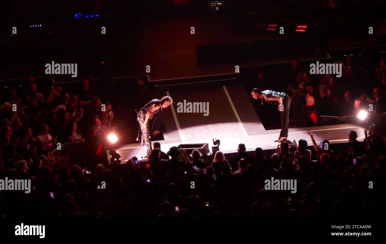 Inglewood, California, USA 10th December 2023 Martin Gore and Dave ...