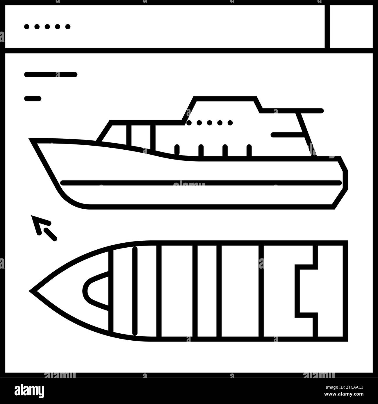 Ship propulsion motor Stock Vector Images - Alamy