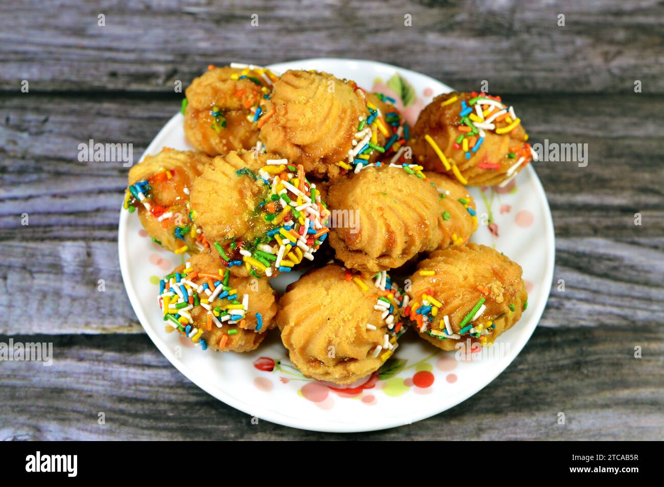 Traditional Arabic cookies for celebration of Islamic holidays of El ...