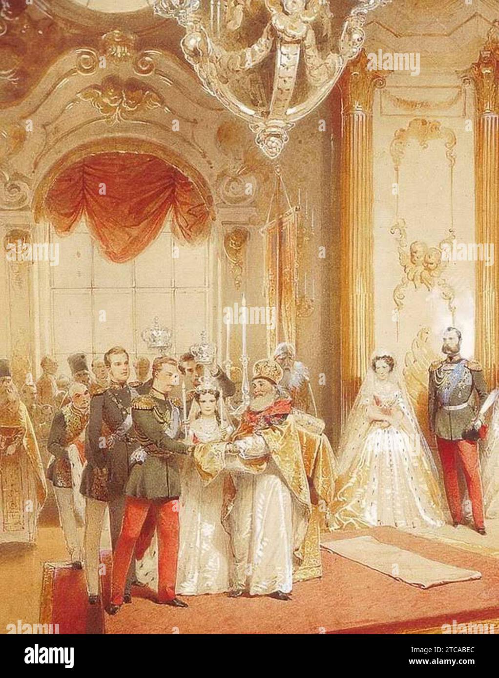 Wedding of Grand Duke Alexandr Alexandrovich and Maria Feodorovna by M ...