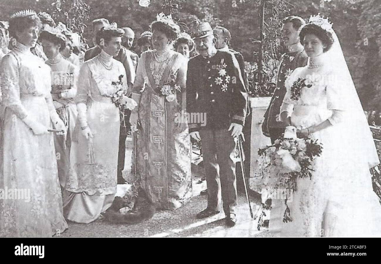 Wedding of Archduke Charles of Austria and Princess Zita of Bourbon ...