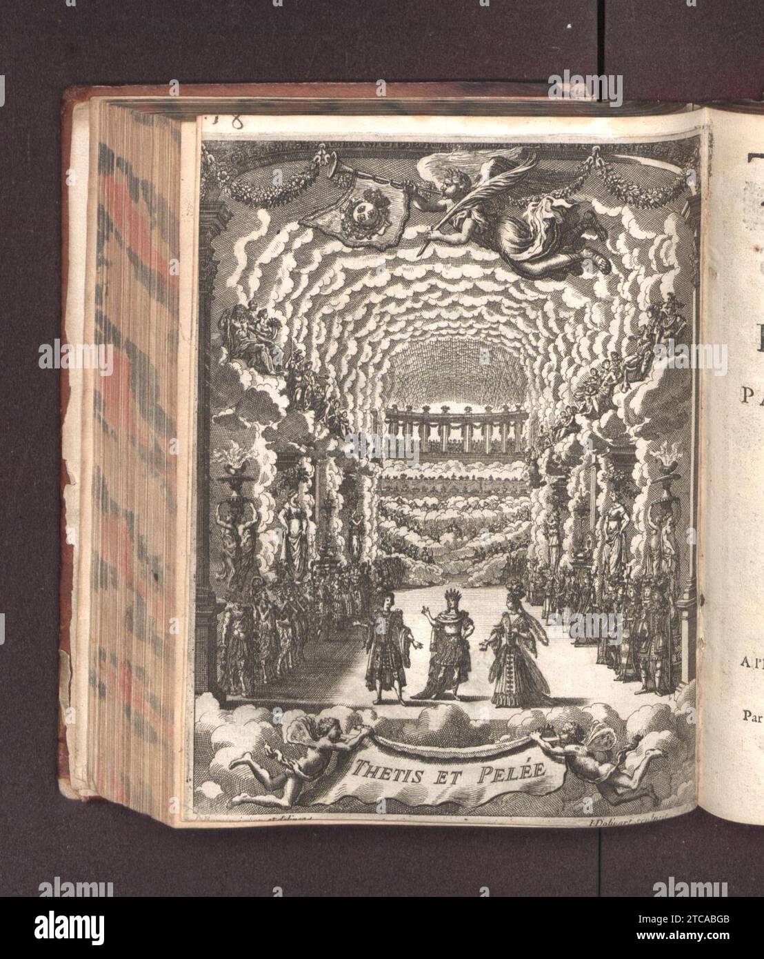 Wedding of Thetis et Pelée 1689 Illustration Stock Photo - Alamy