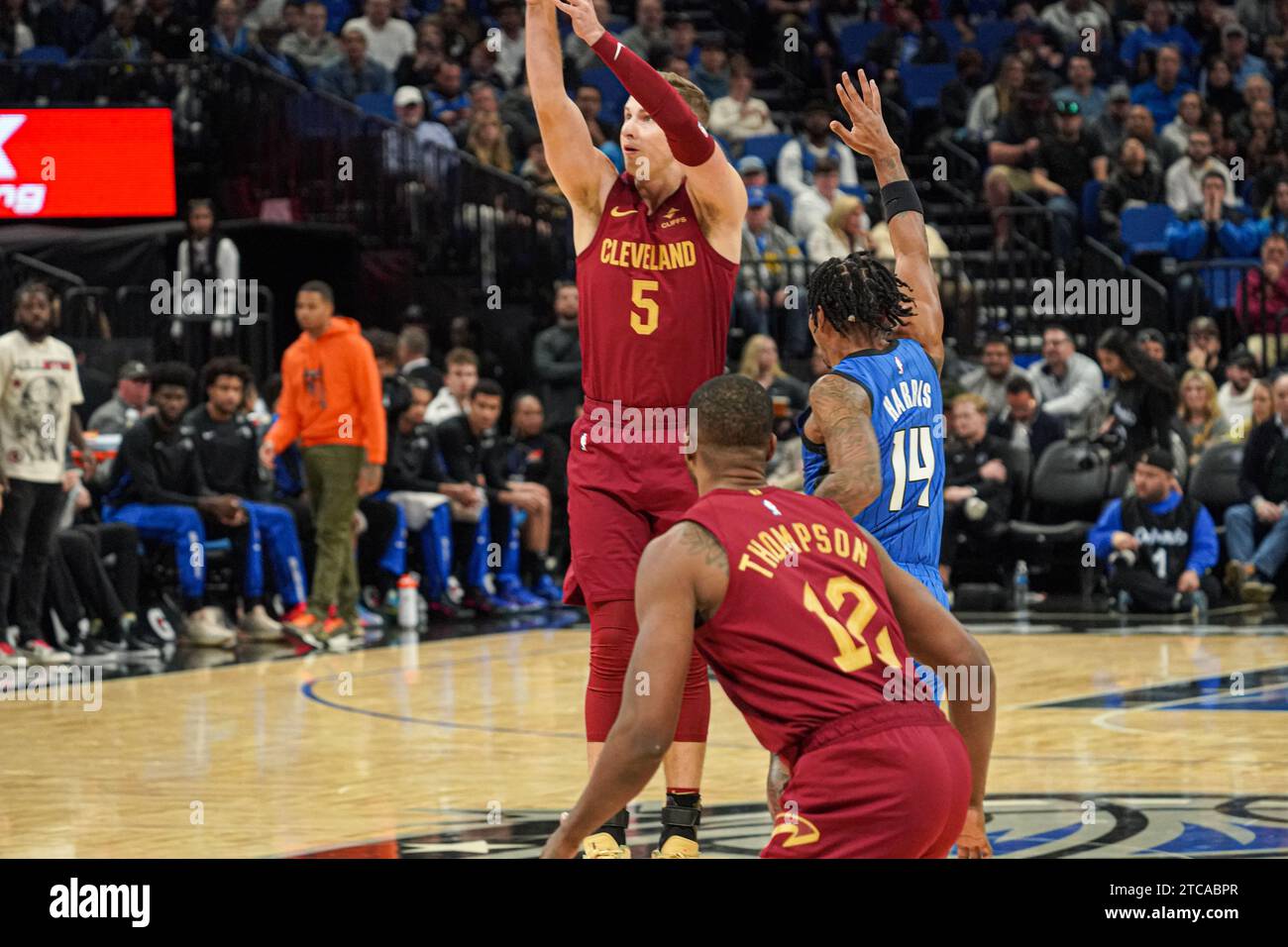 Orlando, Florida, USA, December 11, 2023, Cleveland Cavaliers guard Sam ...