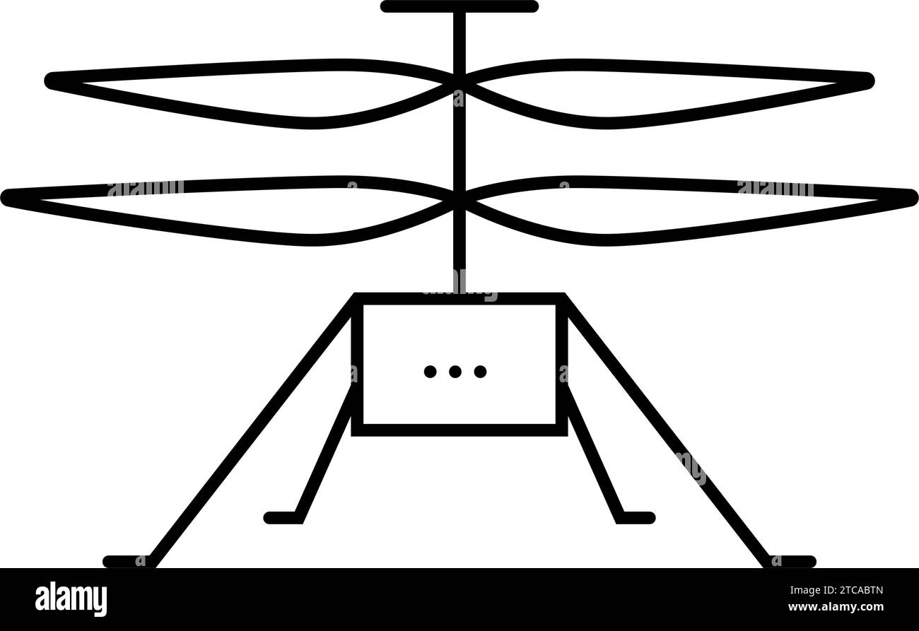 Light line helicopter Stock Vector Images - Alamy