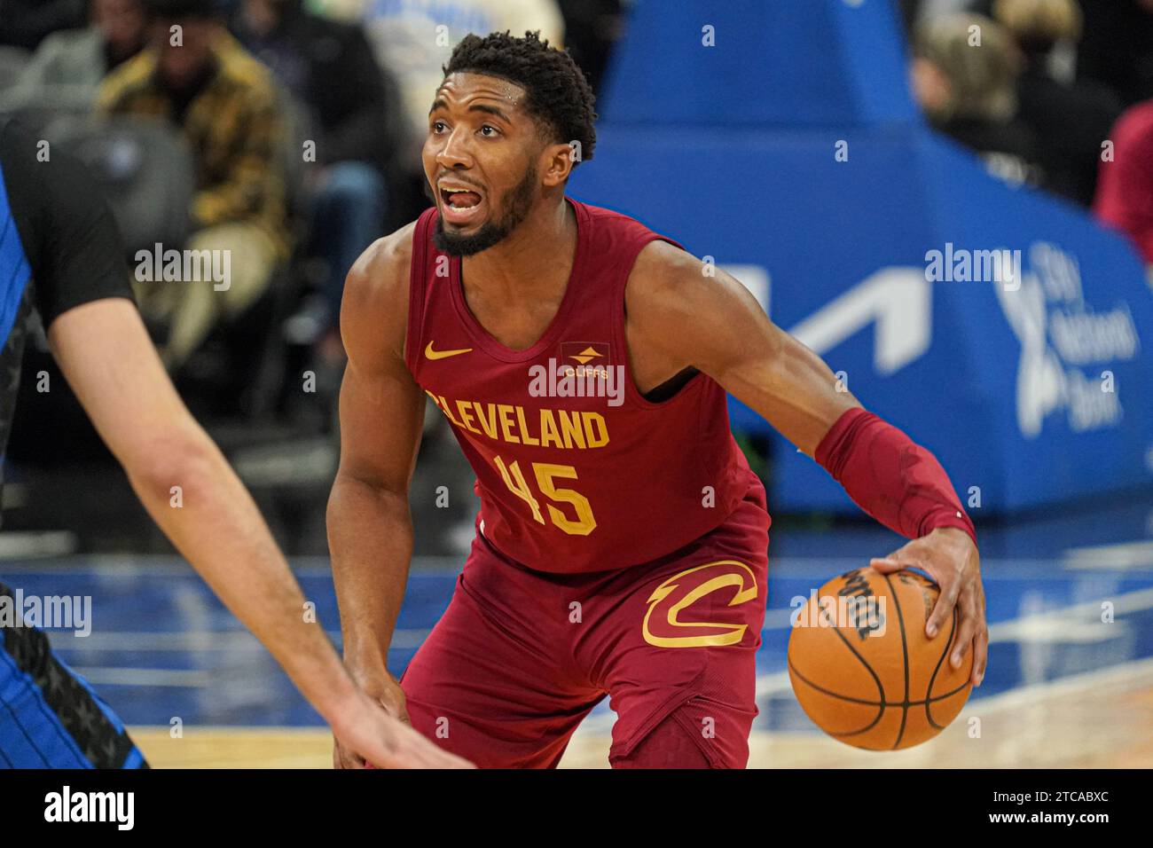 Orlando, Florida, USA, December 11, 2023, Cleveland Cavaliers guard ...