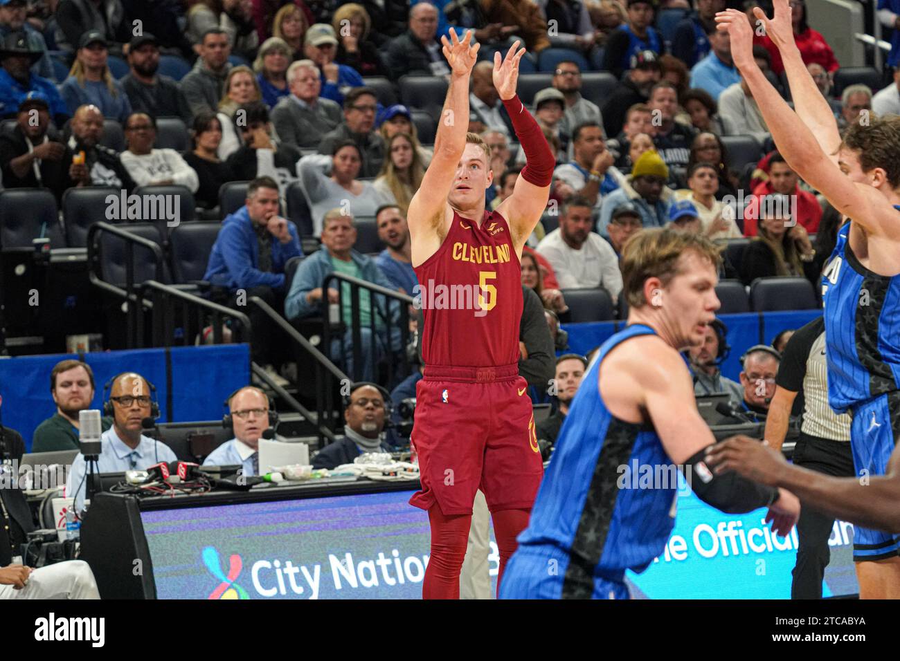 Orlando, Florida, USA, December 11, 2023, Cleveland Cavaliers guard Sam ...