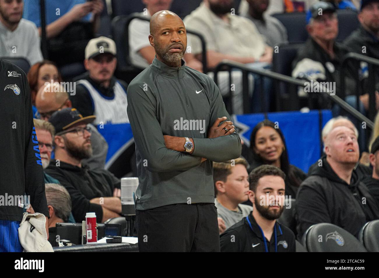 Orlando, Florida, USA, December 11, 2023, Orlando Magic head coach ...