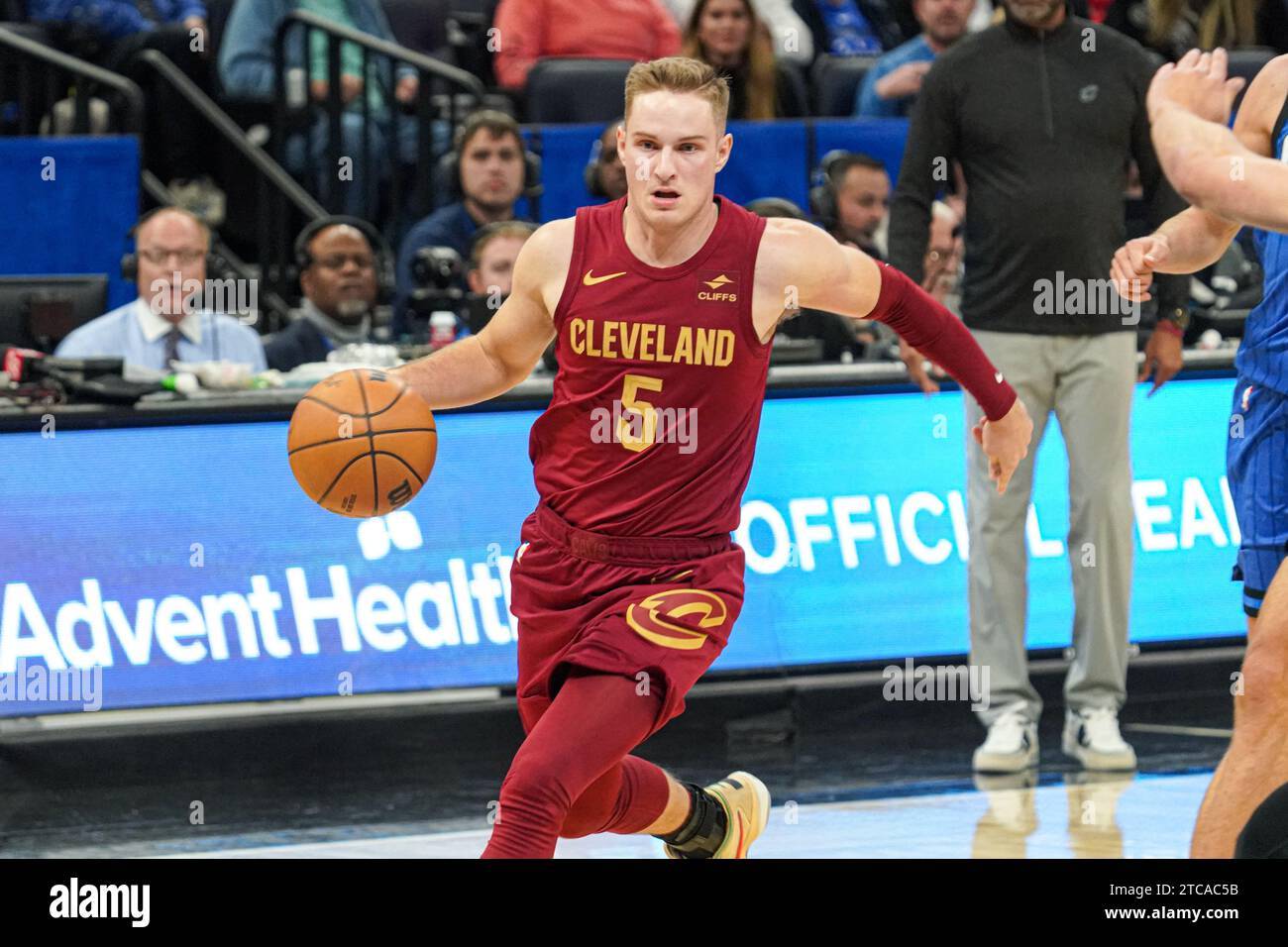 Orlando, Florida, USA, December 11, 2023, Cleveland Cavaliers guard Sam ...