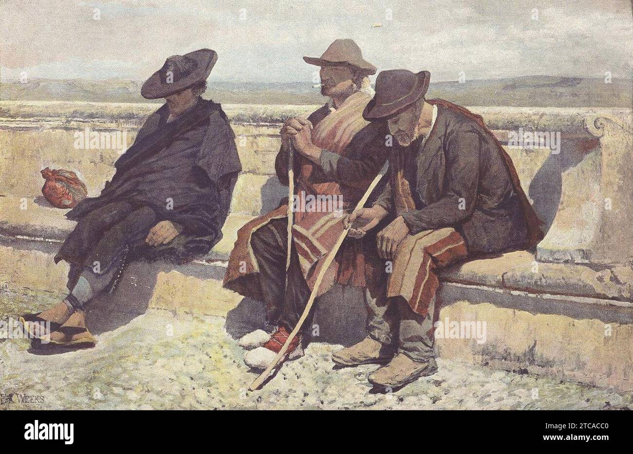 The three beggars hi-res stock photography and images - Alamy