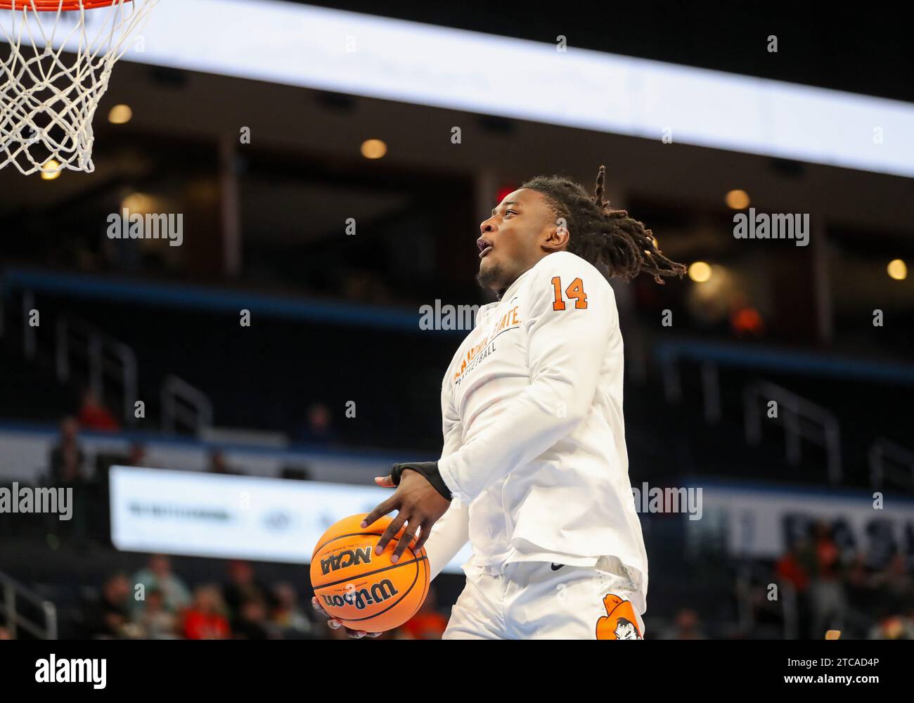 December 10, 2023: .Oklahoma State Cowboys guard Jamyron Keller (14 ...