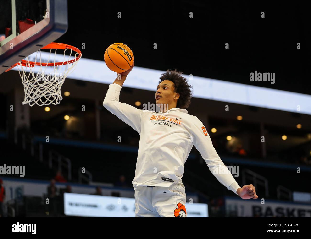 December 10, 2023: .Oklahoma State Cowboys forward Isaiah Miranda (24 ...