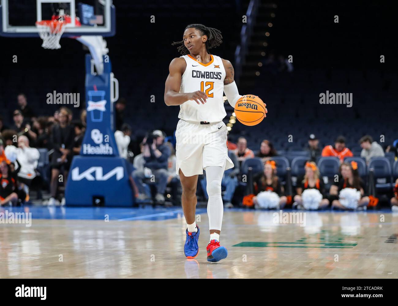 December 10, 2023: .Oklahoma State Cowboys guard Javon Small (12 ...