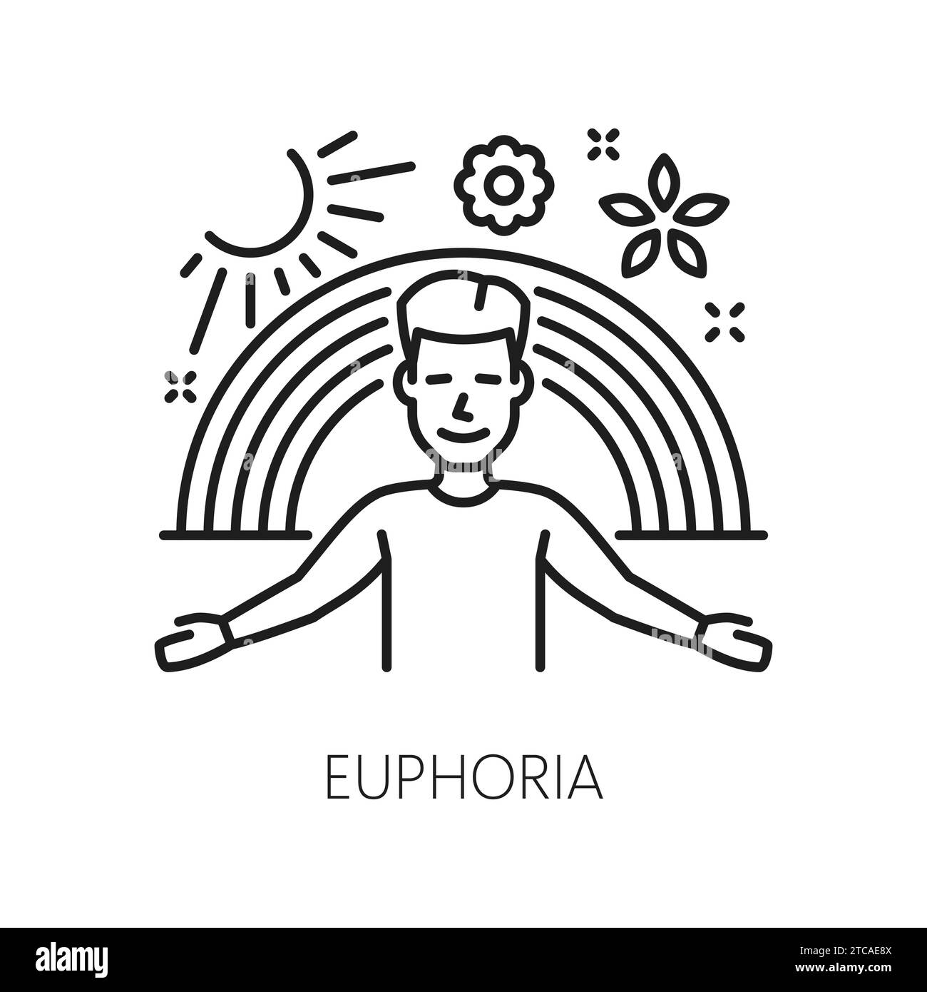 Euphoria flower Stock Vector Images - Alamy