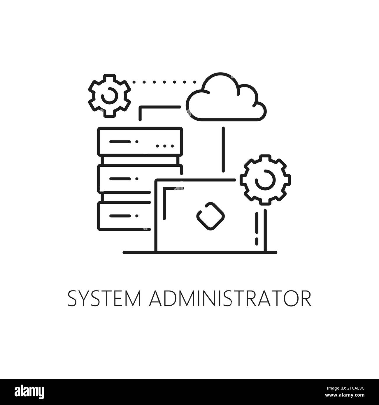 Network administrator Black and White Stock Photos & Images - Alamy