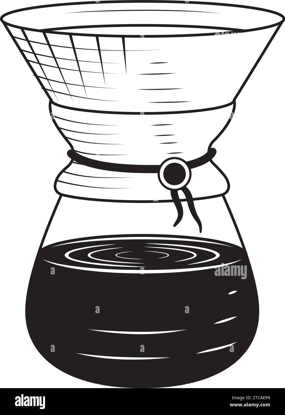 coffee dripping brewing drawn Stock Vector Image & Art - Alamy