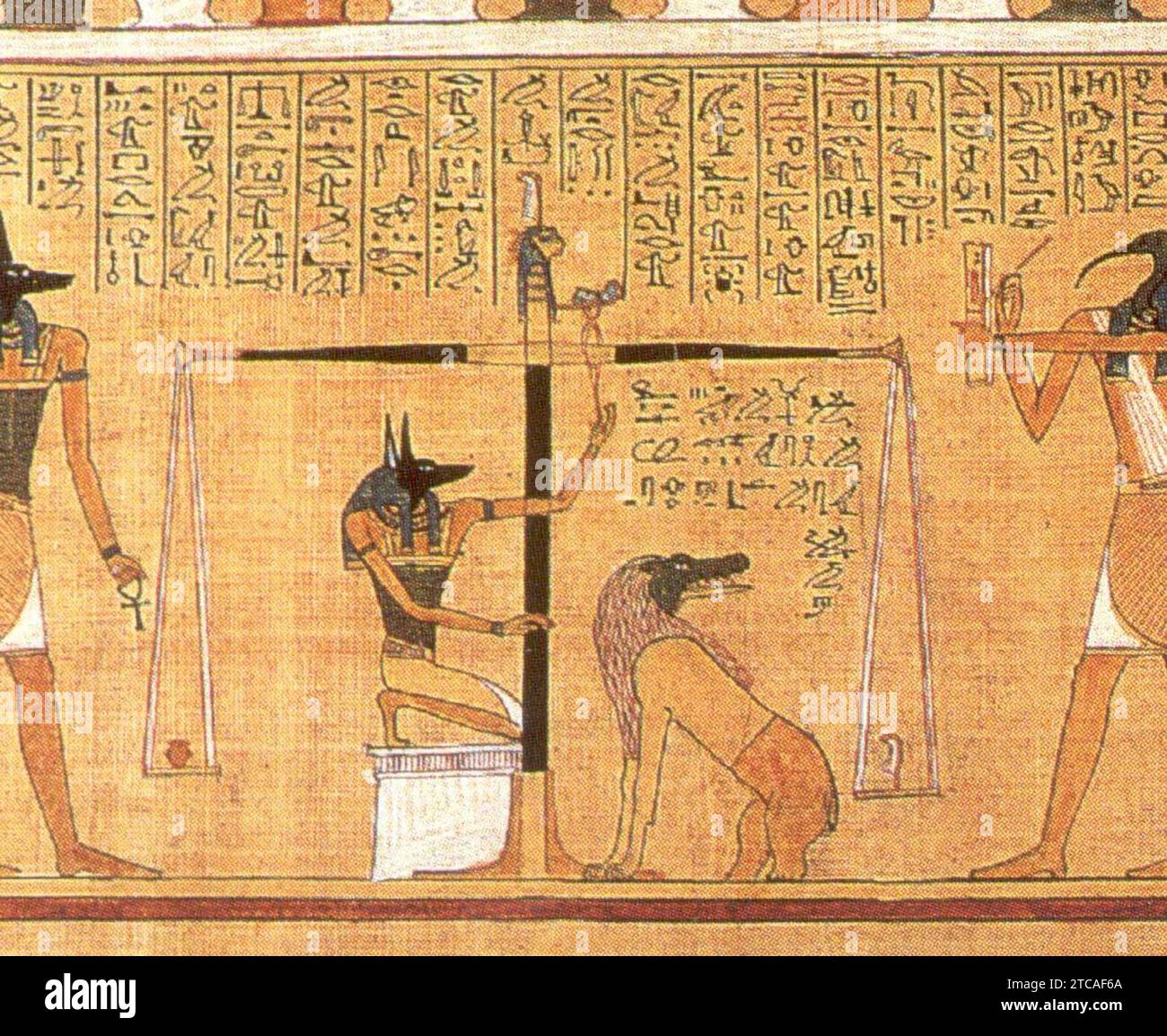 Weighing of the heart3 Stock Photo - Alamy