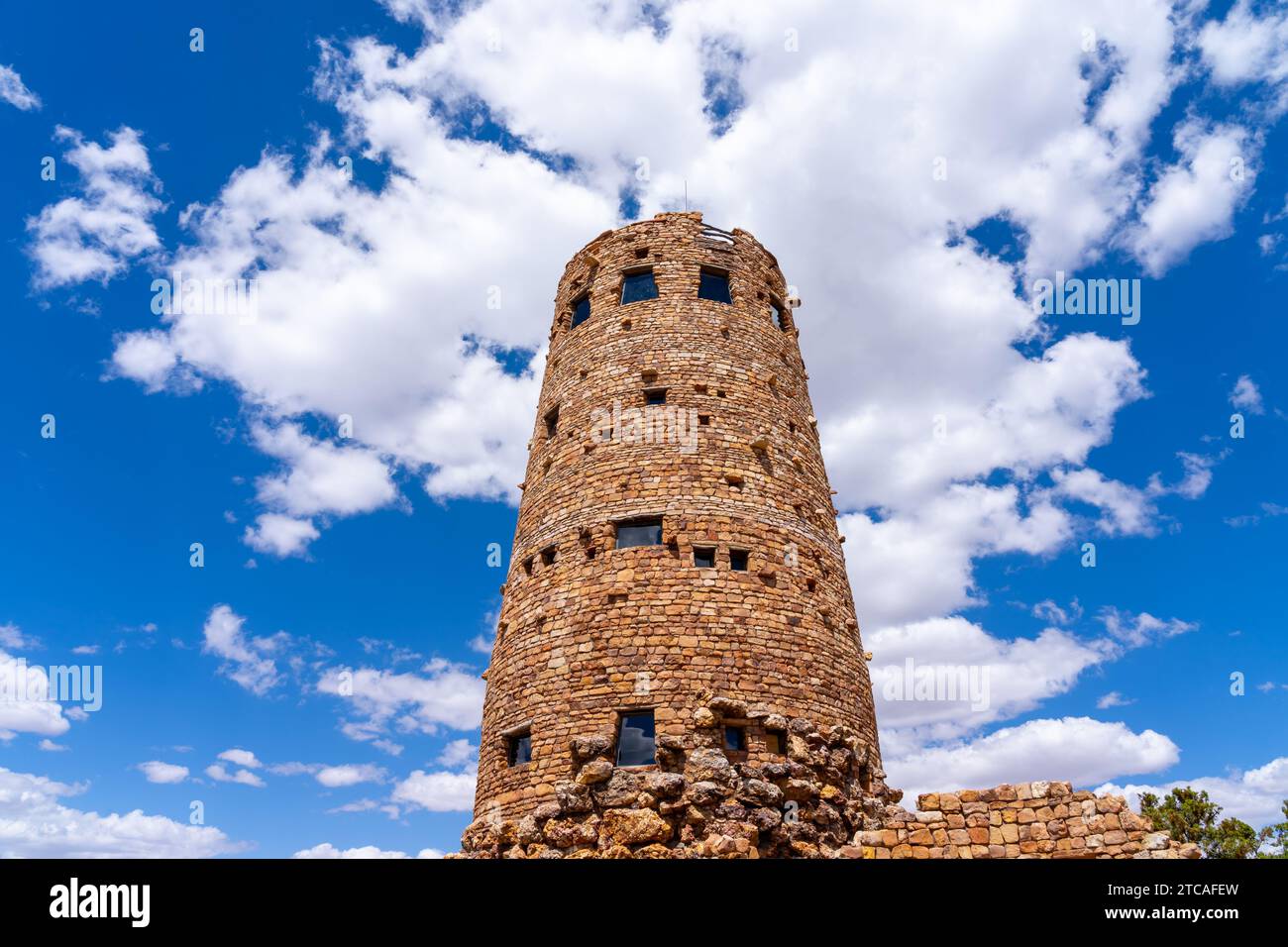 Desert View Watchtower in Grand Canyon National Park in Arizona, United ...