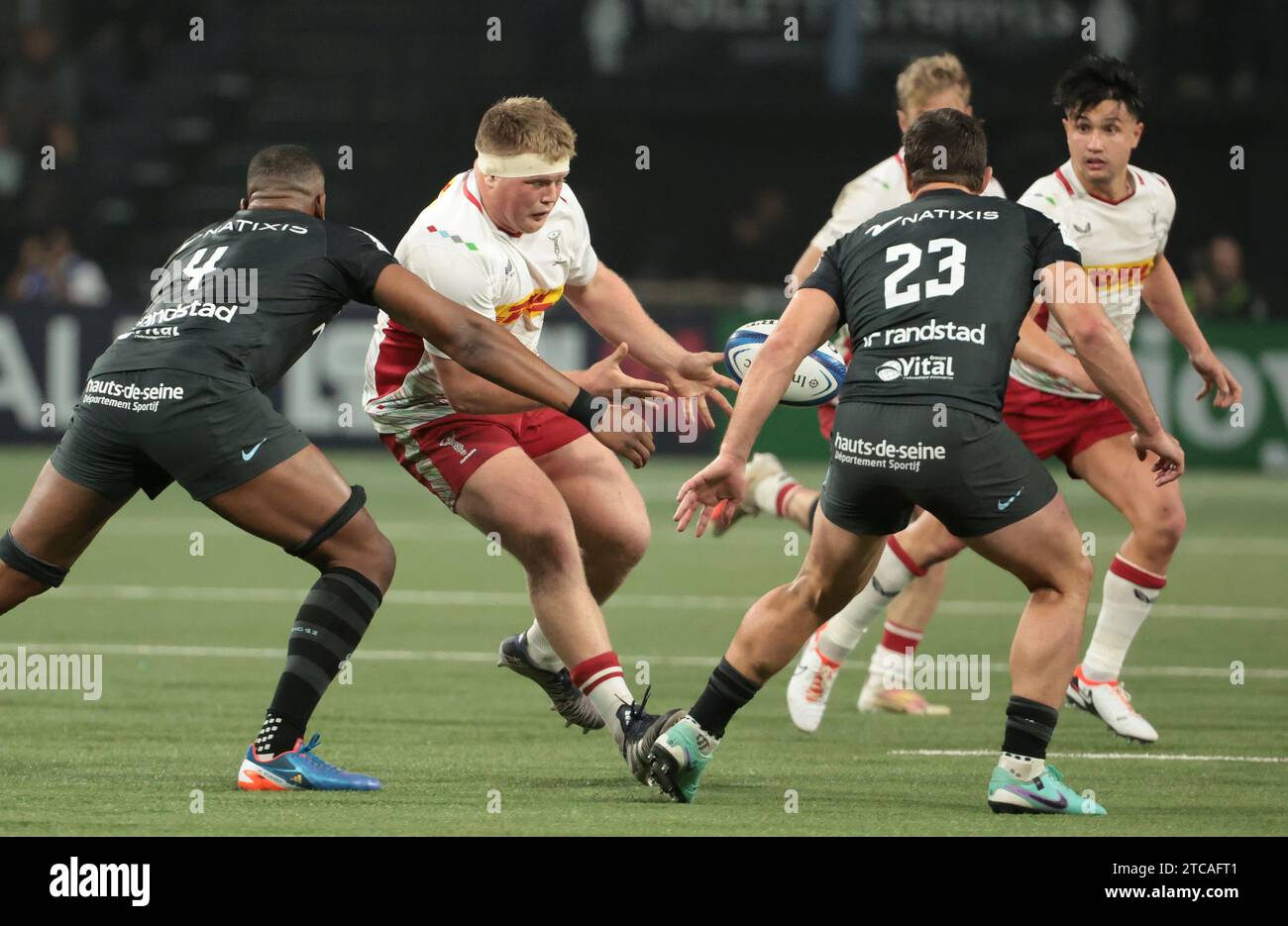 Nanterre, France. 10th Dec, 2023. Fin Baxter of Harlequins during the ...