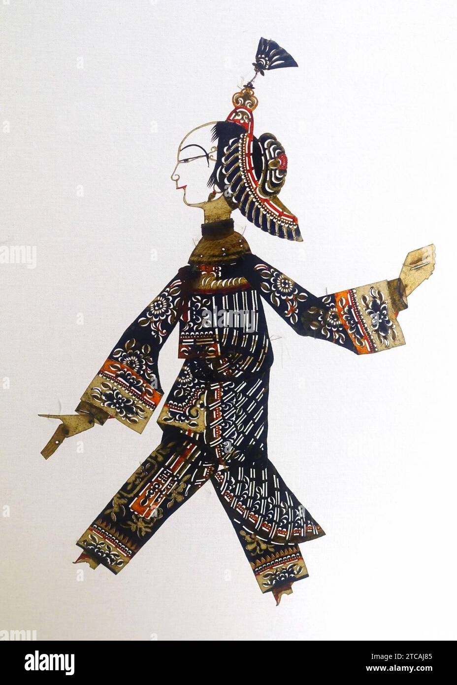 Weituo, China, Qing dynasty, 1644-1911 AD, cowhide Stock Photo - Alamy