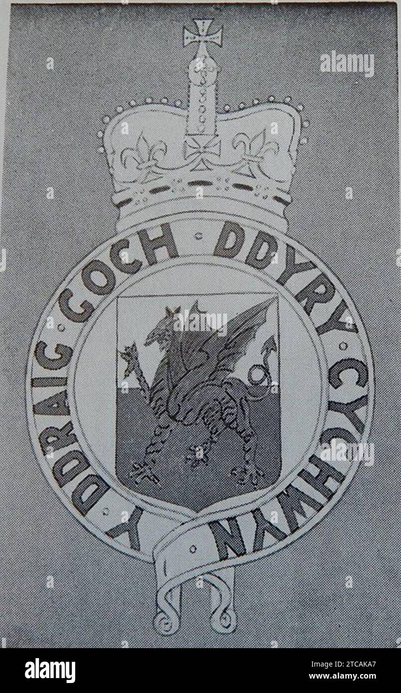 Welsh coat of arms hi-res stock photography and images - Alamy