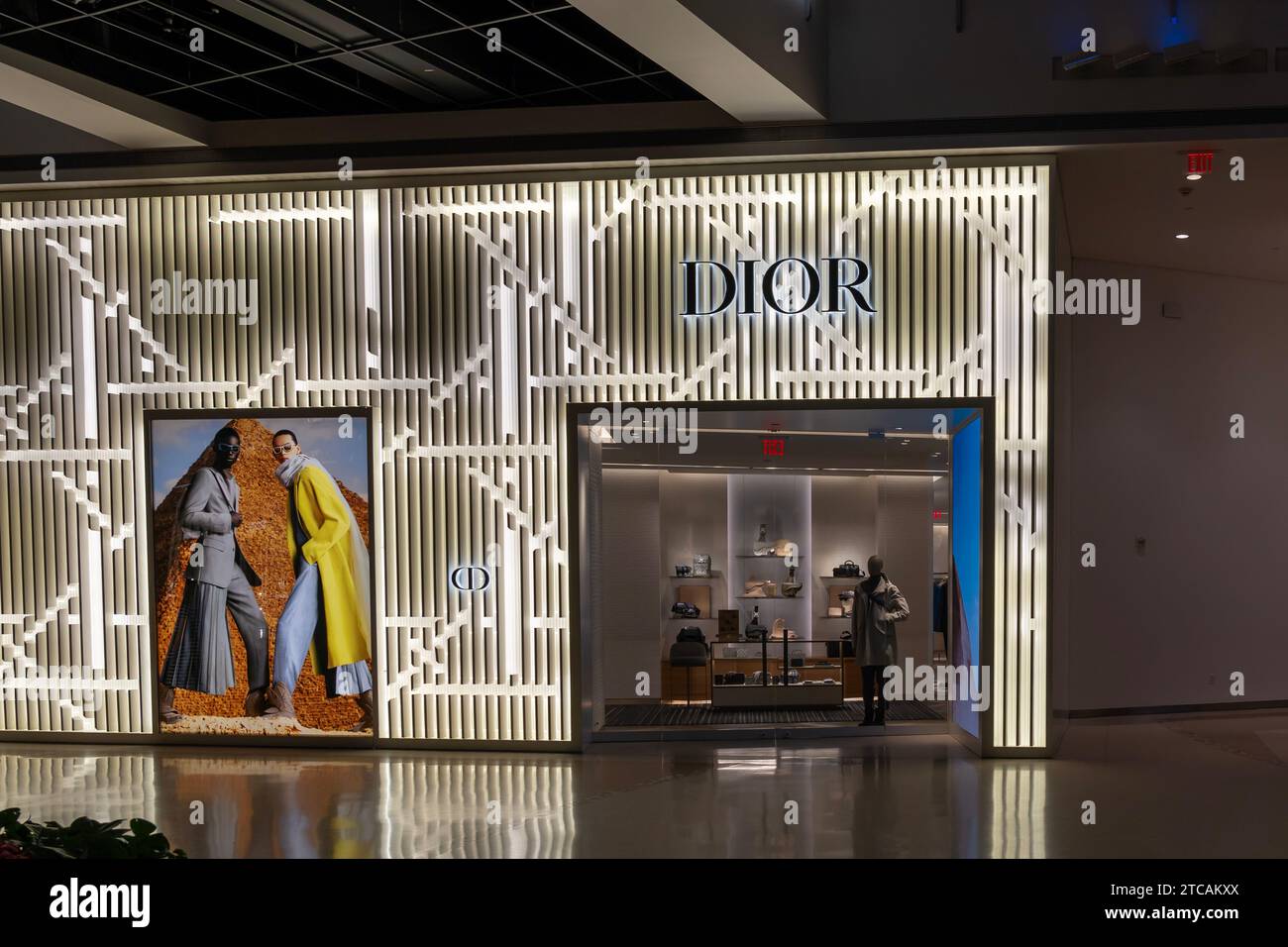 A Dior store in The Shops At Crystals mall in Las Vegas, NV, USA Stock ...