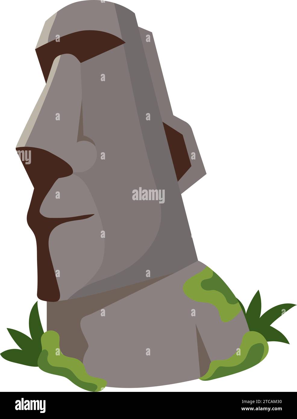 chile moai statue illustration Stock Vector Image & Art - Alamy