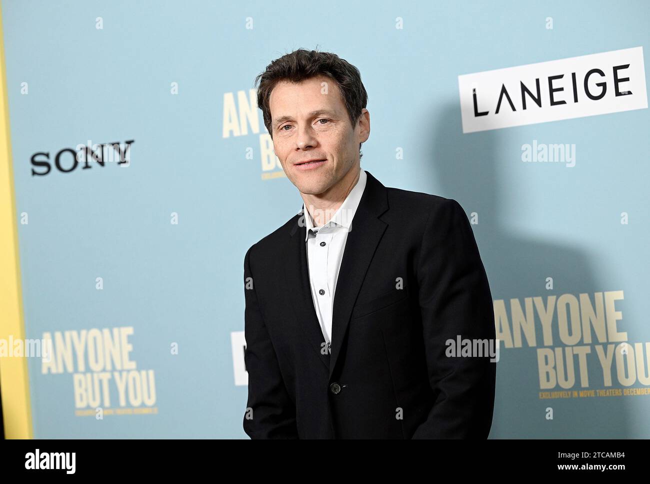 Writer-director Will Gluck attends the premiere of "Anyone But You" at ...