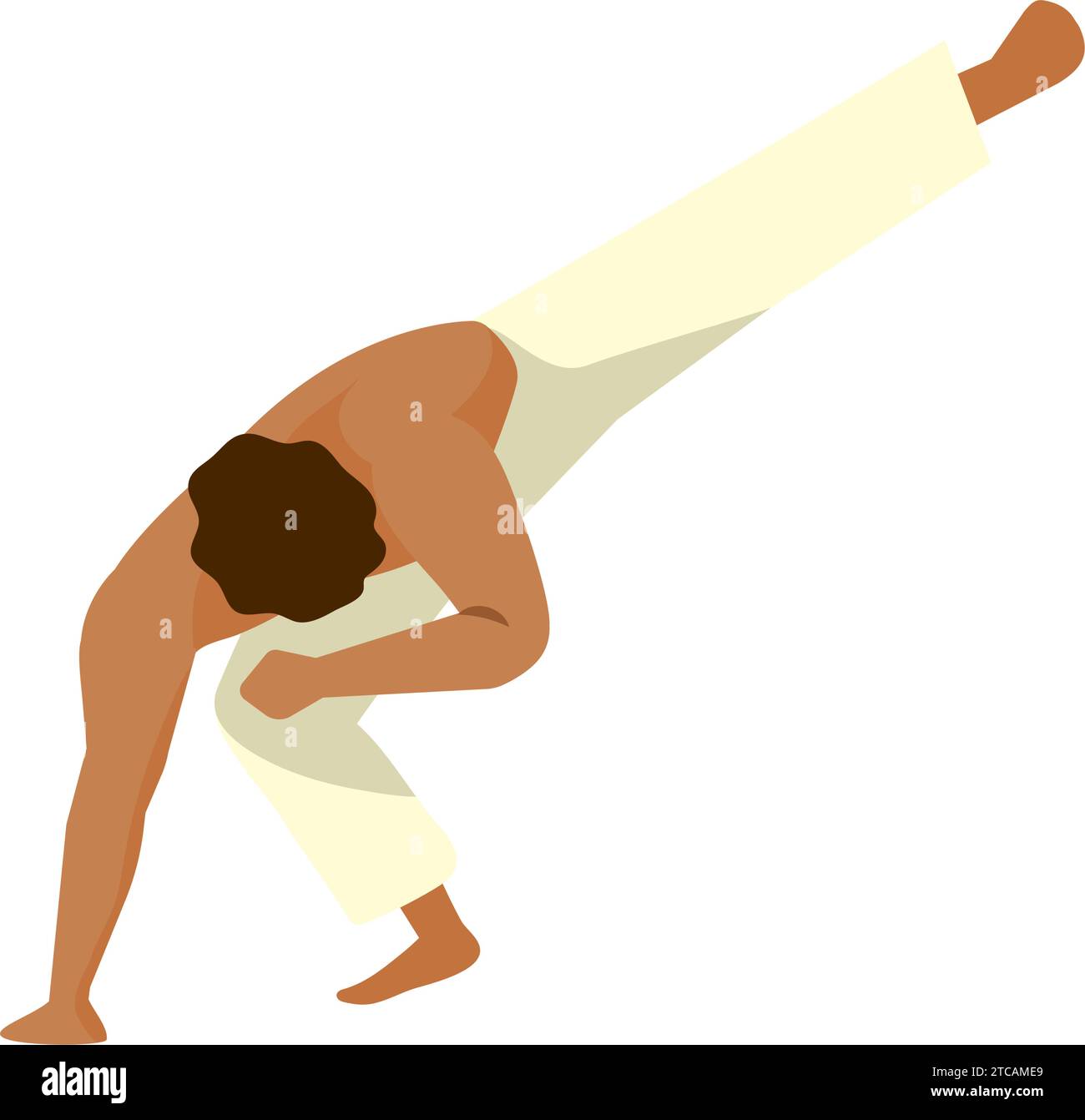 man doing capoeira illustration Stock Vector Image & Art - Alamy