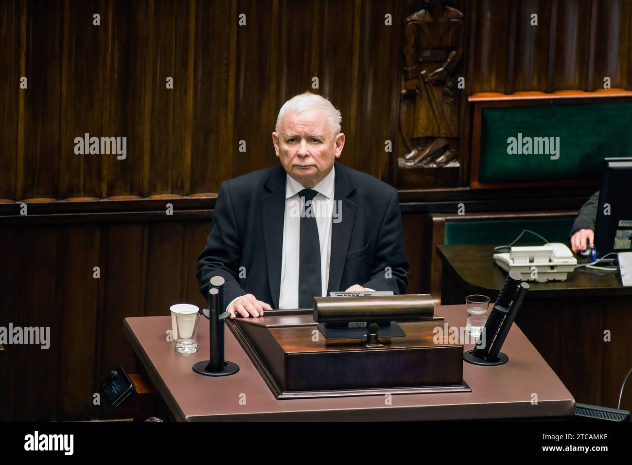 Jaroslaw Kaczynski, the leader of the Law and Justice (PiS) party ...